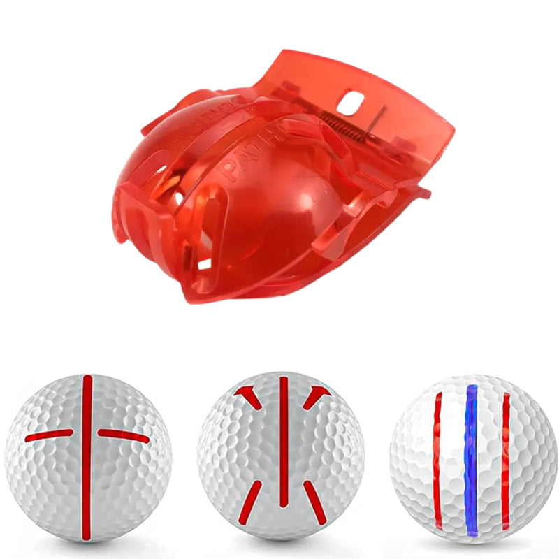 Golf Ball Alignment Marker Clip - Red — Andrew Morris Golf