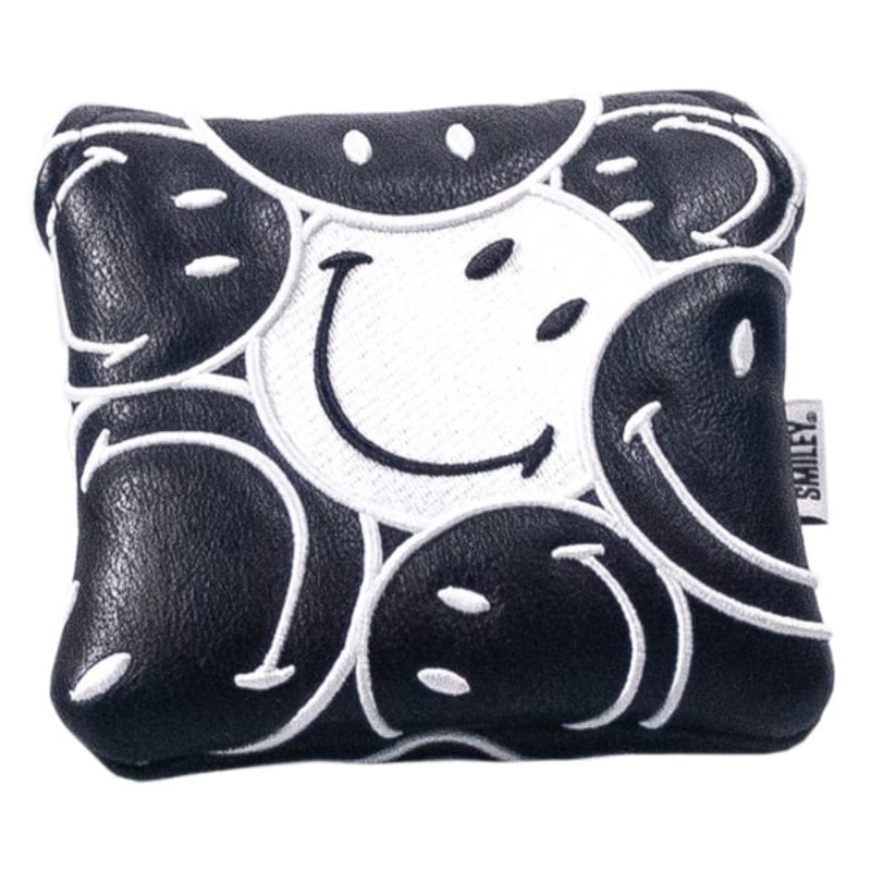 Smiley Originals Stacked Mallet Putter Headcover - Black/White — Andrew ...